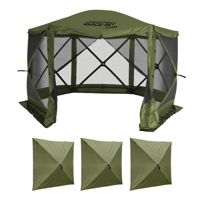 Green Escape Bundle with Three Wind Panels
